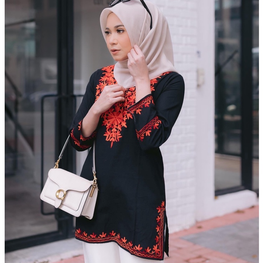 KEYA TOP (KURTI SULAM COTTON) | Shopee Malaysia
