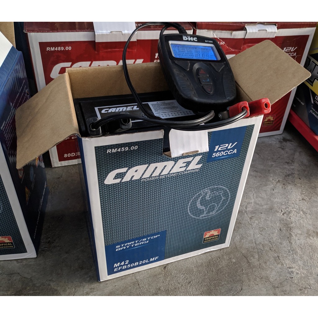 Camel M42 50B19L EFB Start Stop Battery - Perodua Bezza Myvi 2018 ...