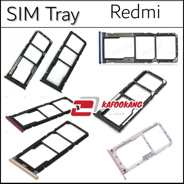 Xiaomi Redmi 7 7A 8 8A 9 9A 9C 9T Redmi S2 Redmi 10 SIM Card Tray SD ...
