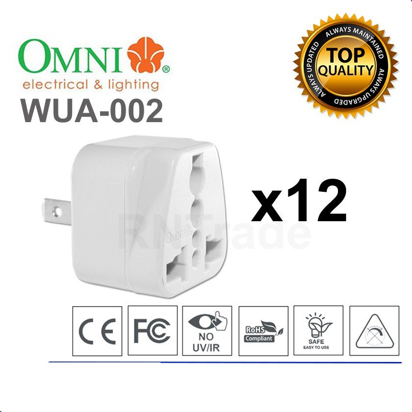 OMNI Universal Socket Adapter 10A 250V Model WUA-002 | Shopee Malaysia