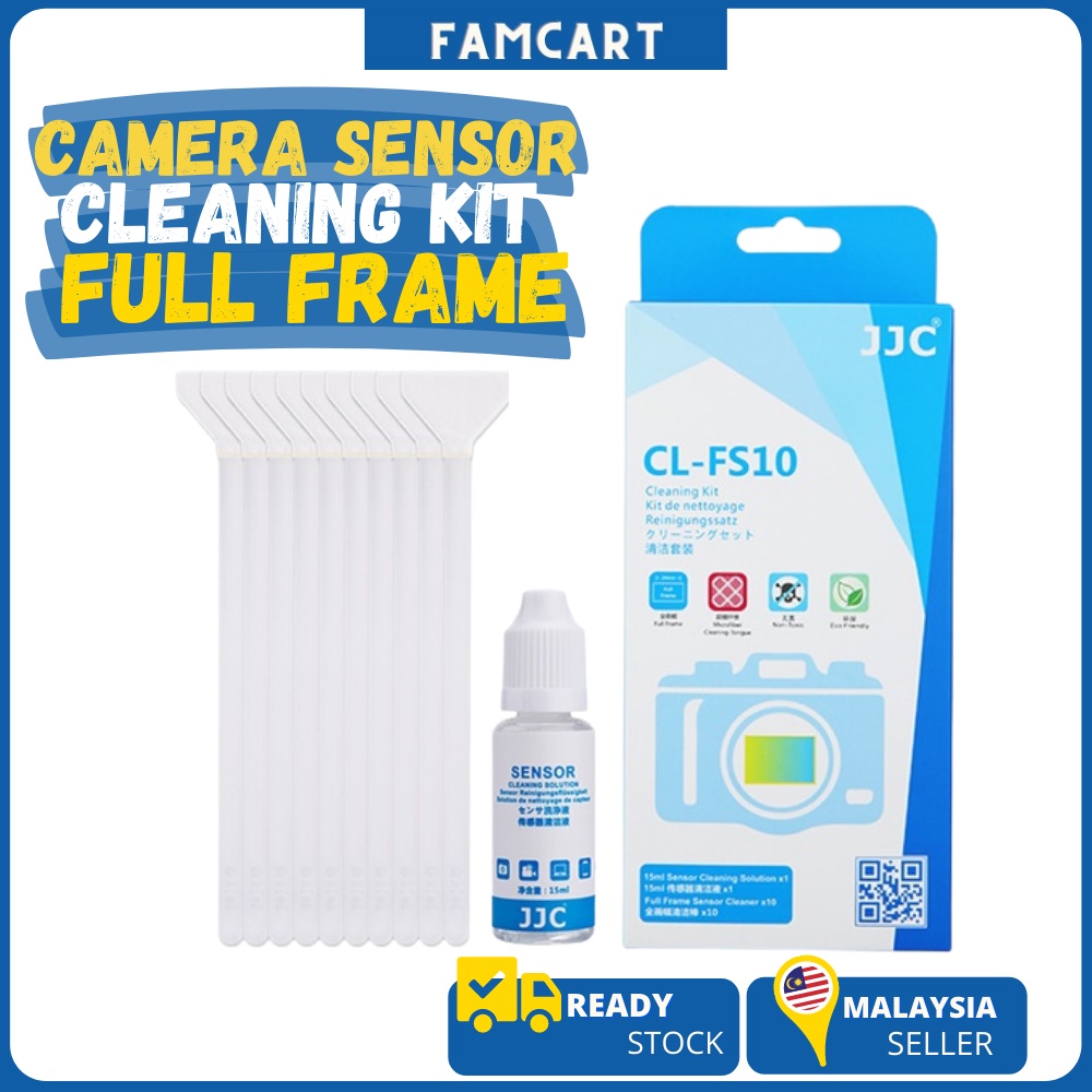 🔥READY STOCK🔥 JJC CL-FS10 10X Full Frame cleaner Sensor and solution Swab rod for Camera CCD ...