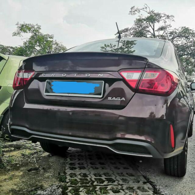 Saga MC Rear Bumper Premium Reflector Limited Edition with PU Finishing ...