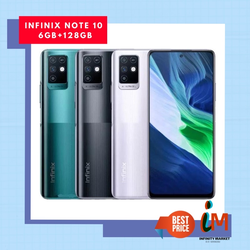 INFINIX Note 10 (6GB+128GB) NEW SET 1 YEAR WARRANTY | Shopee Malaysia