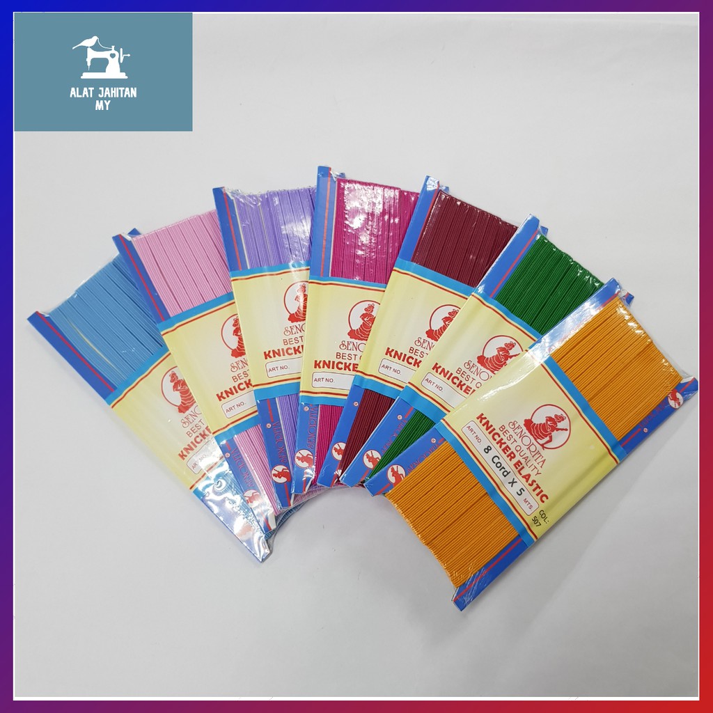 Senorita Colour Knicker Elastic (1pc) 6mmx5meter | Getah Knicker ...