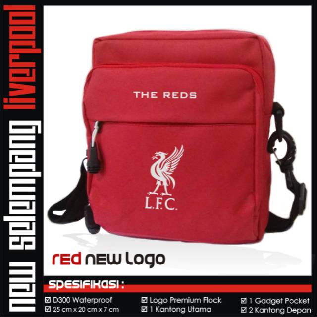 MERAH Red Liverpool Sling Bag | Shopee Malaysia