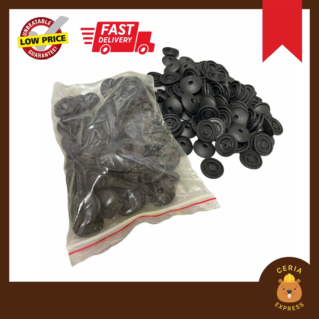 💥WHOLESALE💥【100pcs】PVC Roofing Nail Washer Rubber Getah Paku Zinc ...