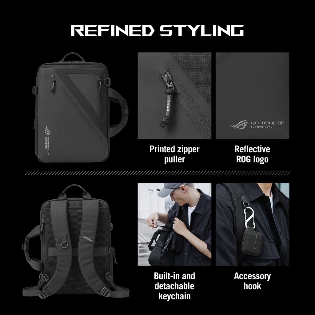 ASUS ROG Archer Backpack 15.6 BP1505 ( 90XB07D0-BBP000 ) | Shopee Malaysia
