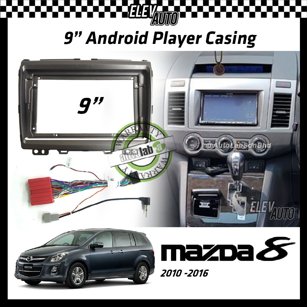 Mazda 8 2010-2016 Android Player Casing 9" with Player Socket | Shopee ...