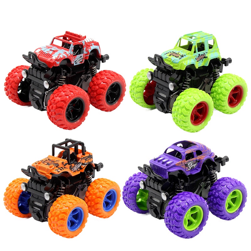 Rambotoys acrobatic off-road children's toy car, multi-colored inertial ...