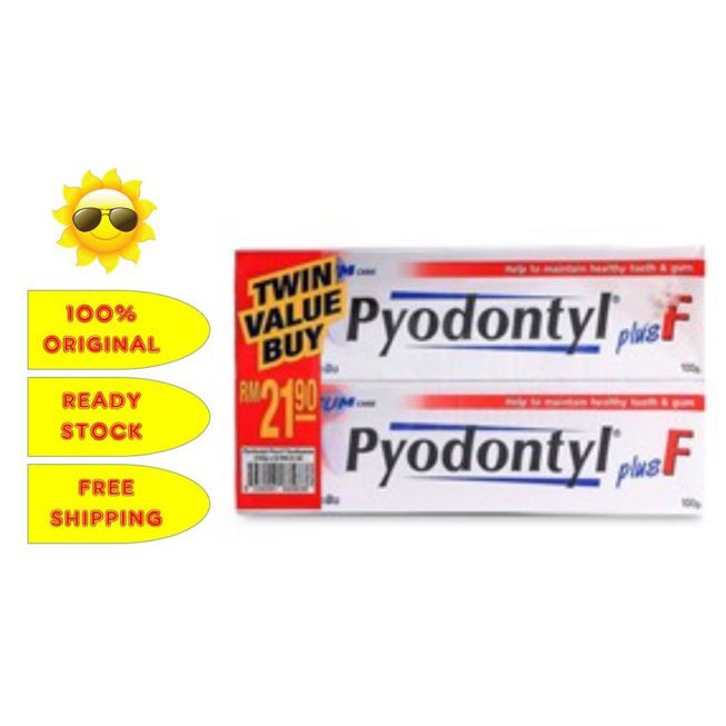 Pyodontyl Plus F Toothpaste (2x100g) | Shopee Malaysia