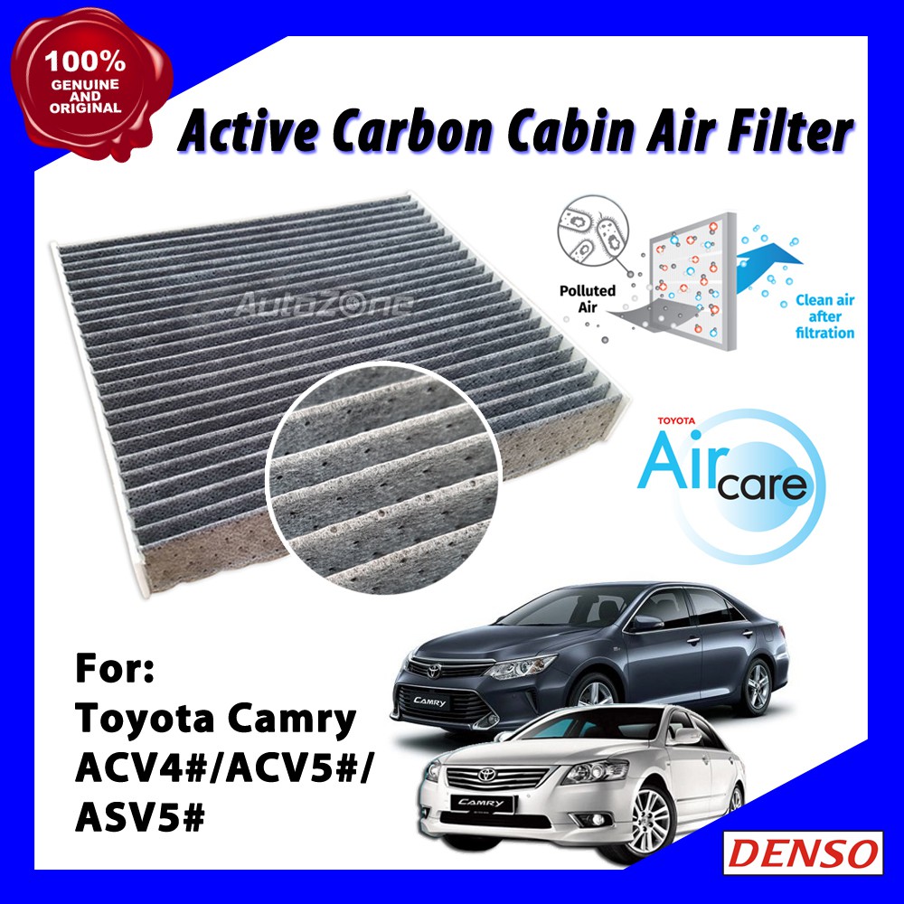 Toyota Camry ACV40 ACV50 ASV50 Denso Japan 100% Active Carbon Cabin Air ...