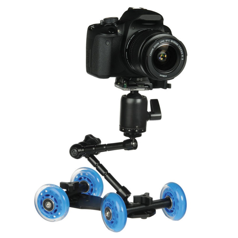 Camera Dolly video Skater with 11" Magic Arm Medium Wheel Rolling Black ...