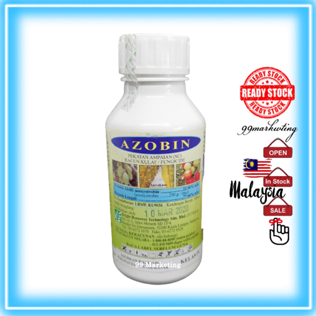 500ML Azobin Azoxystrobin 22.94% Racun Kulat Power Karat | Shopee Malaysia