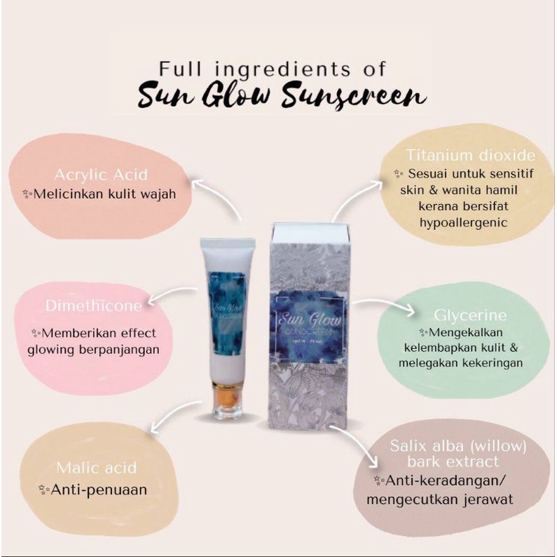 💟🌺Sunglow Suncreen 🌺💟 | Shopee Malaysia