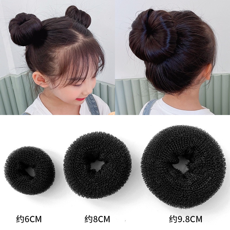 Hair bun hair donuts sunggul rambut hair ban ikat ranbut volume hair ...