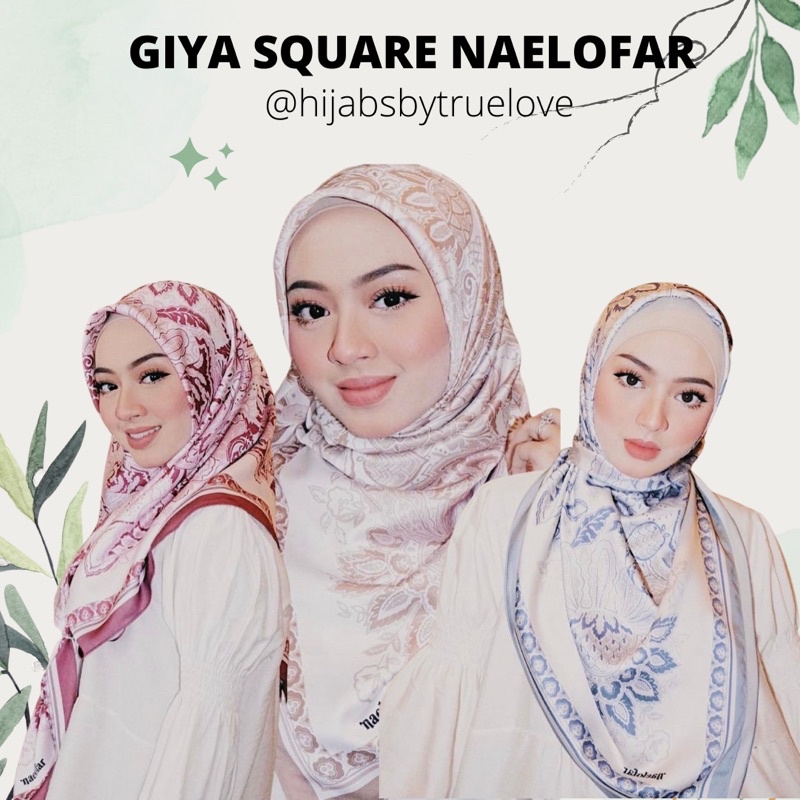 [naelofar] GIYA Square with Gift Box- Original | Shopee Malaysia