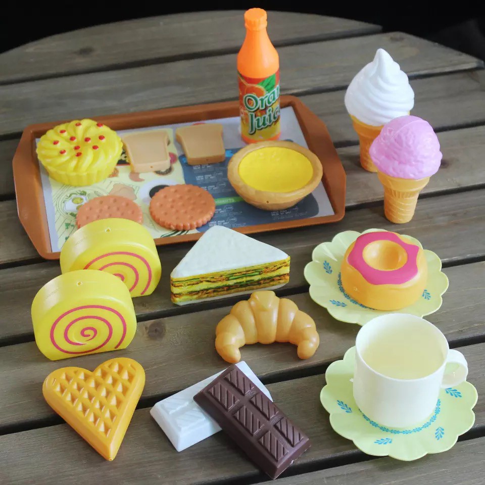 Ready Stock Toy Kids Pretend Play Toys Chinese and Western Food Playset ...