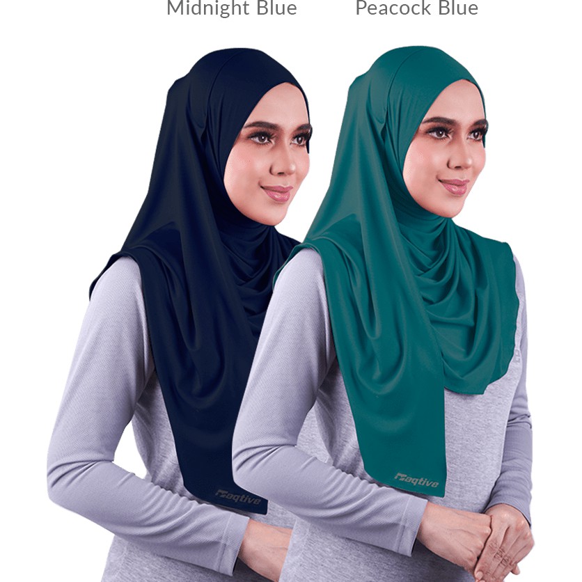 RAQTIVE -LEISURAQTIVE INSTANT SHAWLS, SPORT HIJAB (COLOUR 1) | Shopee ...