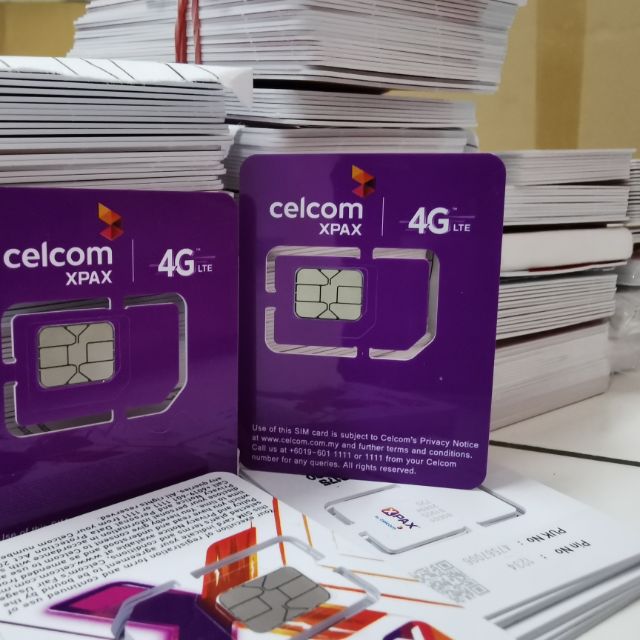 SIMCARD CELCOM UNLIMITED DATA + CALL | Shopee Malaysia