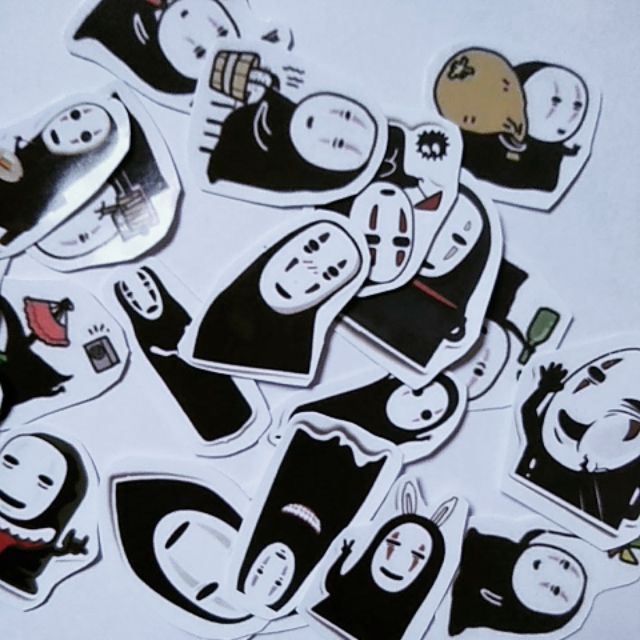21pcs Kaonashi no face sticker cartoon japan | Shopee Malaysia
