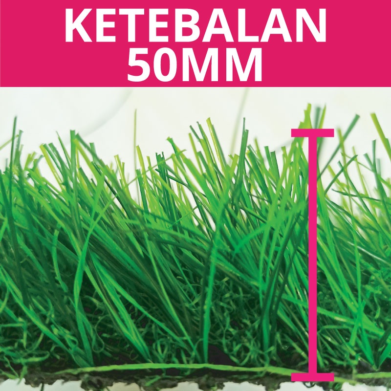 ARTIFICIAL GRASS CARPET 50MM [2 METER X 1 METER] / INDOOR AND OUTDOOR ...