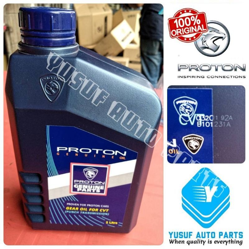 100% ORIGINAL Proton - Punch CVT Oil - 1 Liter (1 bottle) - PW911215-1L ...