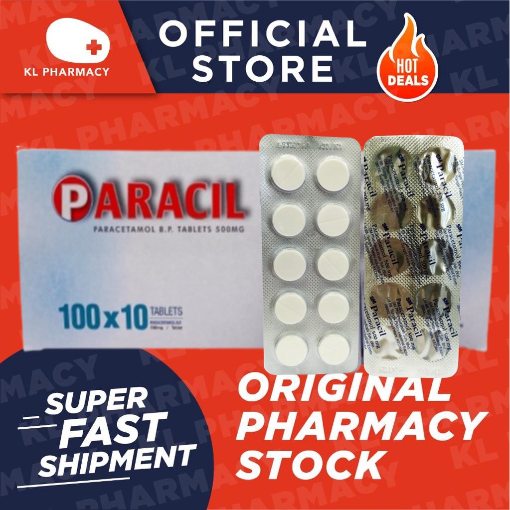 [ KL PHARMACY ] Paracil Paracetamol 500mg 1 X 10's (NEW STOCK ...