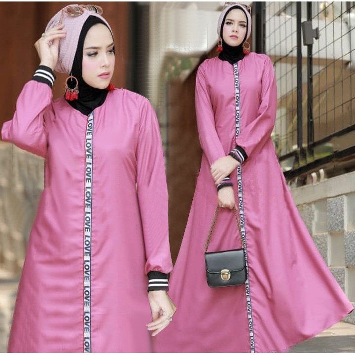 Maxy LOVERA WOMEN'S MUSLIM GAMIS MATERIAL BALOTELI SLETING BUSUI LONG ...