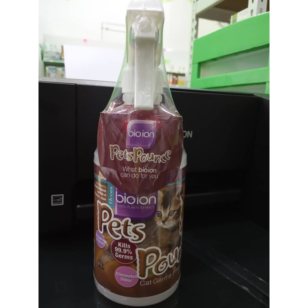 Bioion Pet Pounce Germ Spray Sanitizer 500ml (ORIGINAL) | Shopee Malaysia