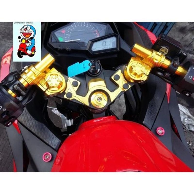 Ninja 250 handlebar triangle Cover ninja 250fi triangle Cover/ ninja ...