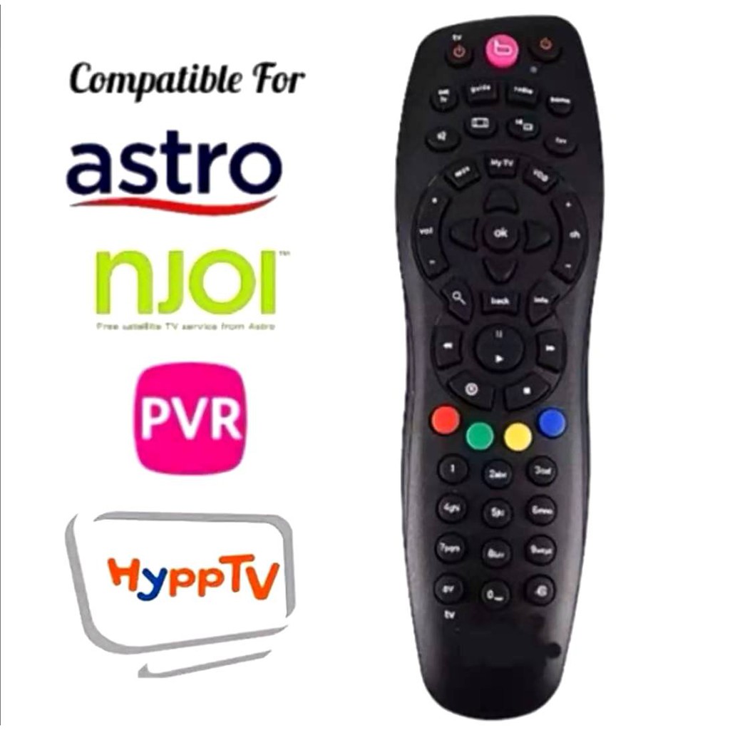 ASTRO REMOTE CONTROL For ASTRO PVR, ASTRO BEYOND, NJOI, | Shopee Malaysia