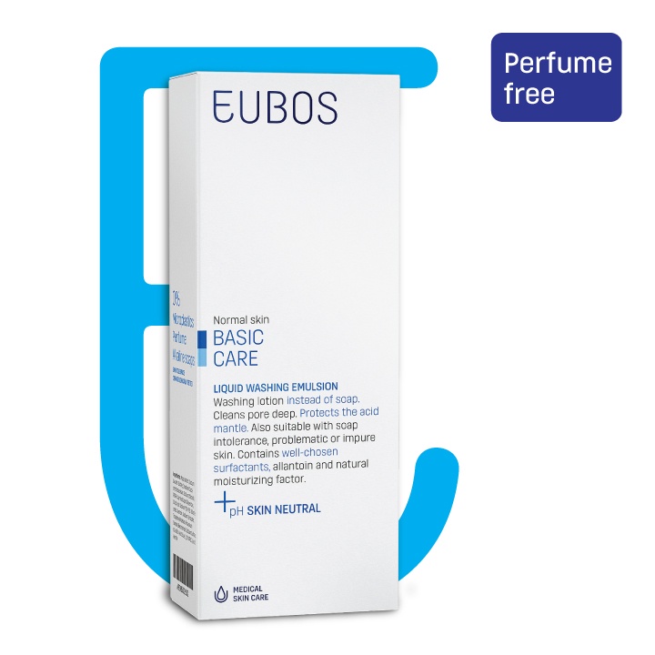 Eubos Basic Care Liquid Washing Emulsion (Blue/Unperfumed) 200ml ...