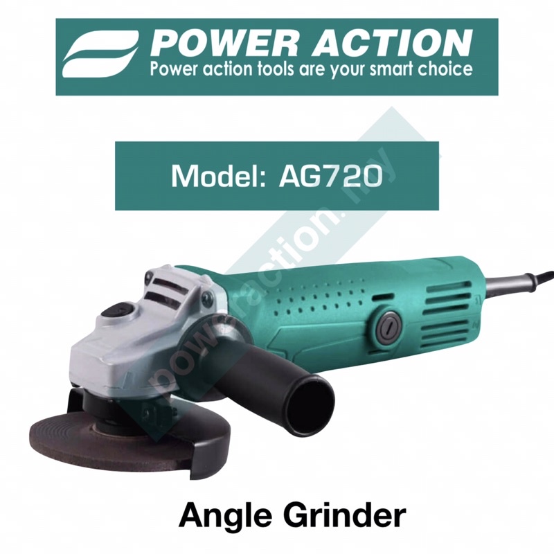 Power Action 4” Angle Grinder (AG720) | Shopee Malaysia