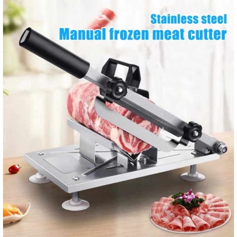 Frozen Meat Slicer Stainless Steel Meat Cutter Roll Meat Vege Fruits ...