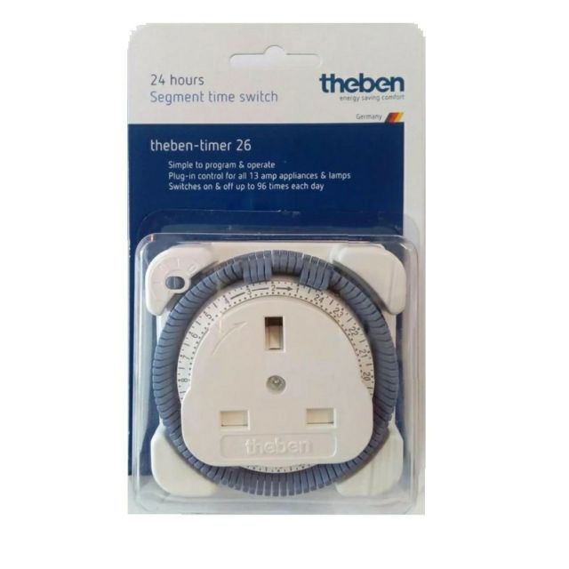 THEBEN Plug in 13A 24hr Segment Time Switch (Germany) | Shopee Malaysia