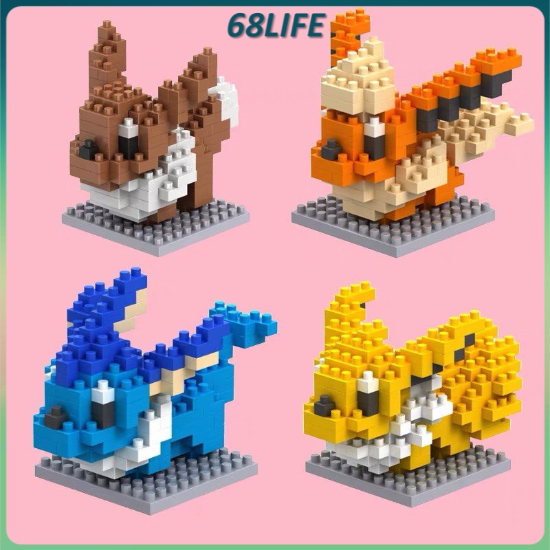 [M'sia Stock] Pokemon Series Block Pikachu Nano Block DIY toys Free ...