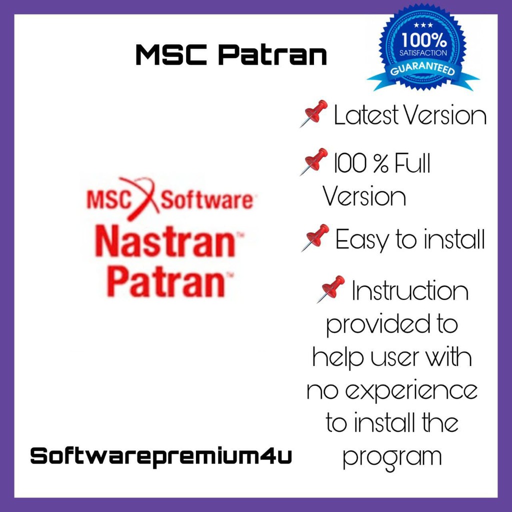 MSC Patran 2020 + Documentation 🔥【Full Version】🔥 | Shopee Malaysia