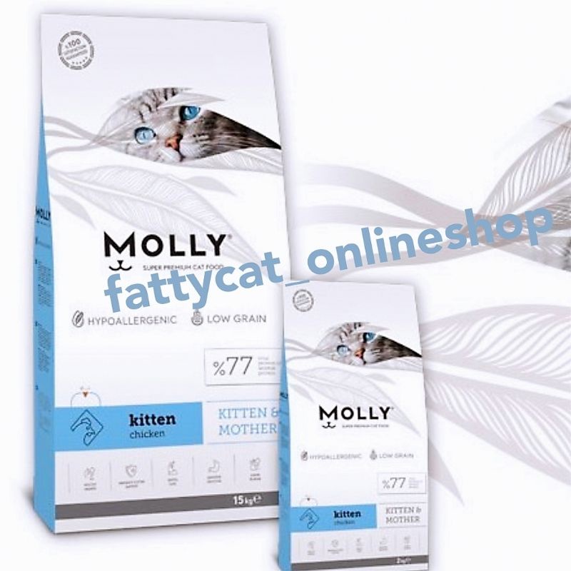 🙀 MOLLY Cat Food 2kg makanan kucing | Shopee Malaysia