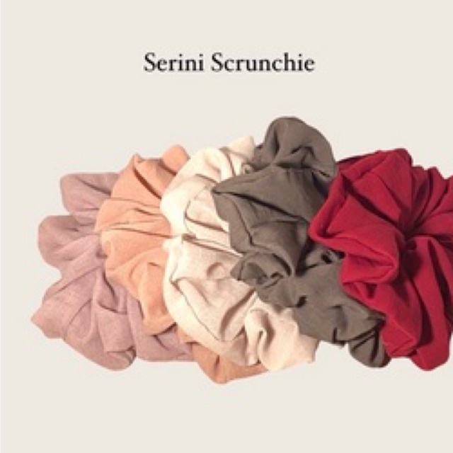 Cotton and Satin Scrunchie | Shopee Malaysia