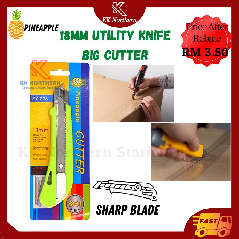 Pineapple 18mm Utility Knife Big Cutter Knife Art / Hand Craft DIY ...