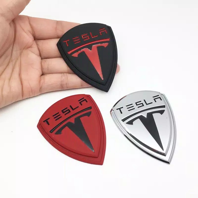 Metal Electric Car Tesla Logo Emblem | Shopee Malaysia