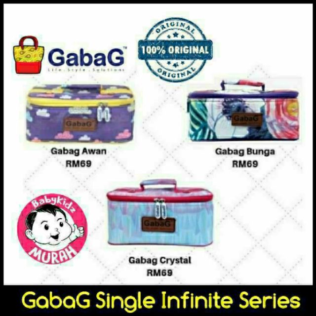 Gabag Single Infinite Series Awan , Bunga , Crystal 💯Original Gabag ...