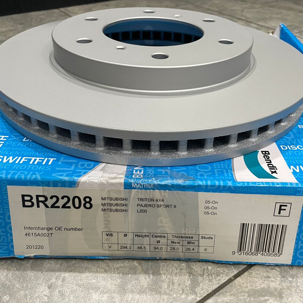 MITSUBISHI TRITON 4X4 FRONT DISC BRAKE ROTOR / ULTIMATE BENDIX BR2208 1SET | Shopee Malaysia