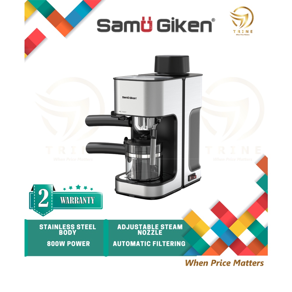 Samu Giken Espresso Coffee Milk Bubble Maker Machine - Stainless Steel ...