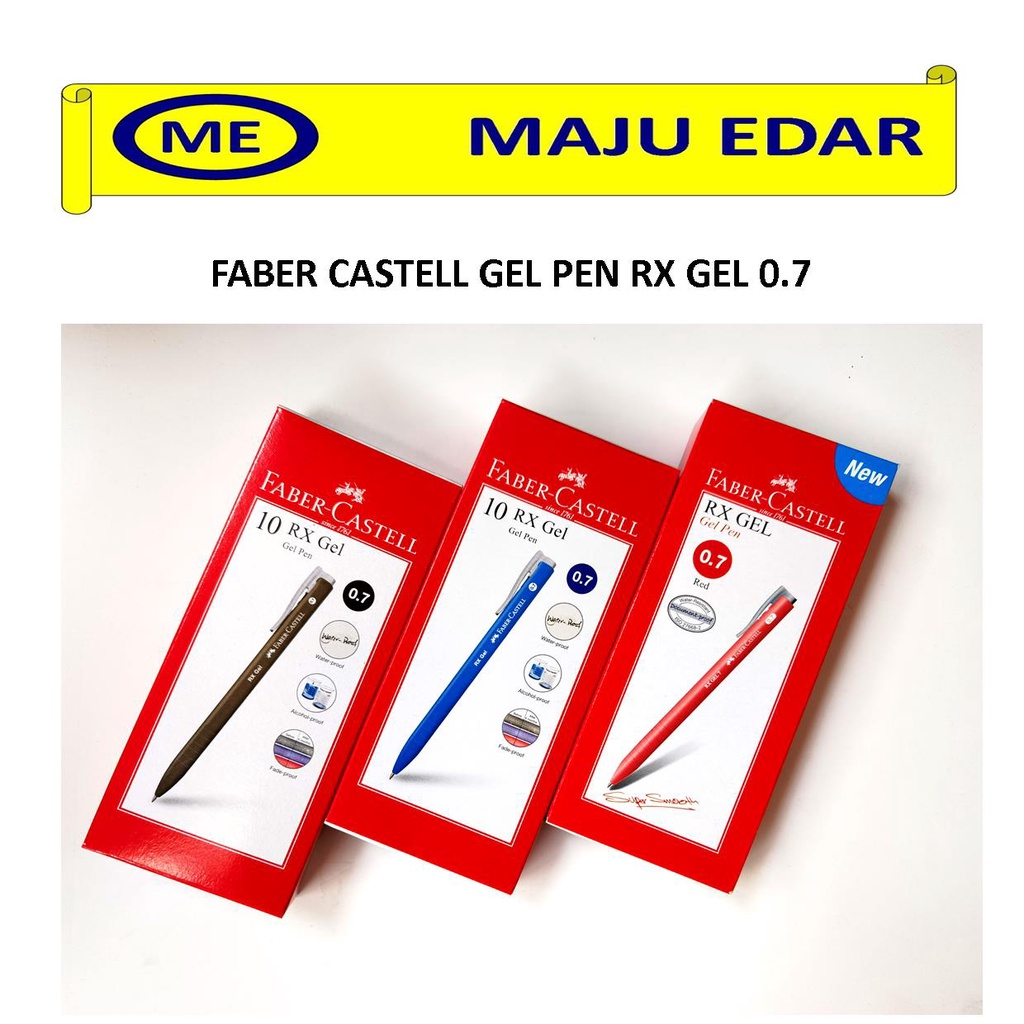 FABER CASTELL GEL PEN RX GEL 0.5 / 0.7 | Shopee Malaysia