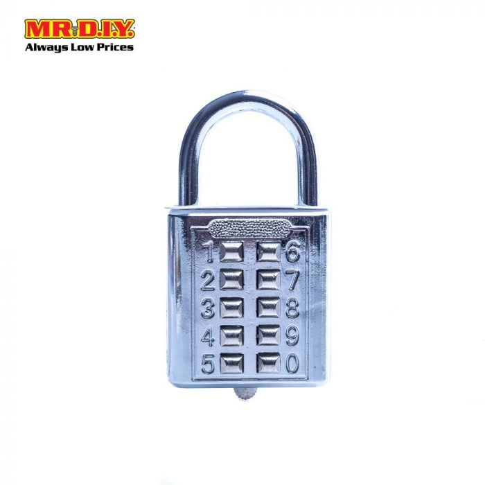 MR.DIY Push Button Combination Padlock (L40) | Shopee Malaysia