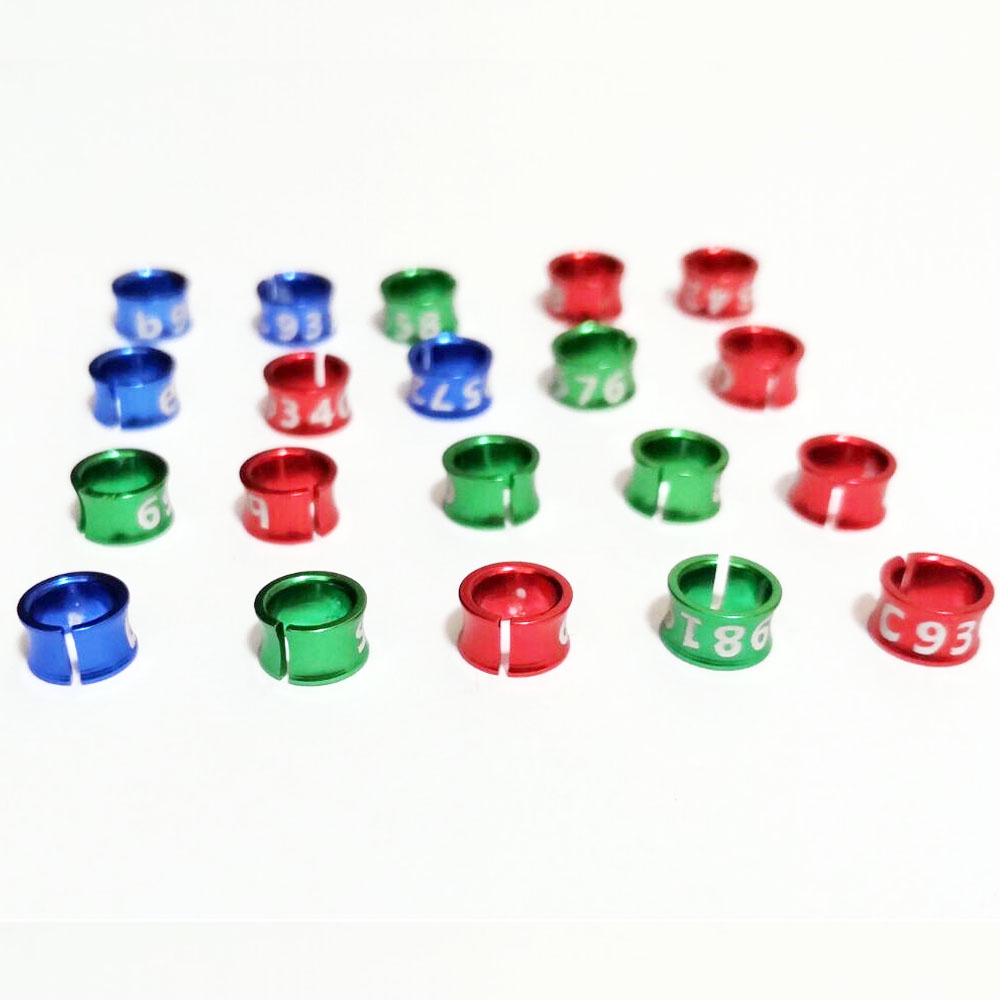 10 Lovebird Open Foot Rings 4mm/5mm/6mm/7mm/8mm Cockatoo Little Parrot ...