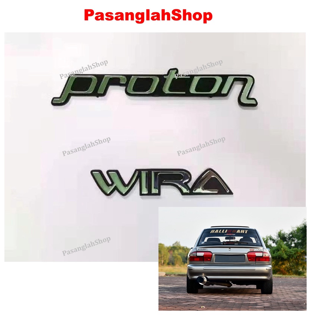 Proton Wira Emblem Logo 1 set | Shopee Malaysia