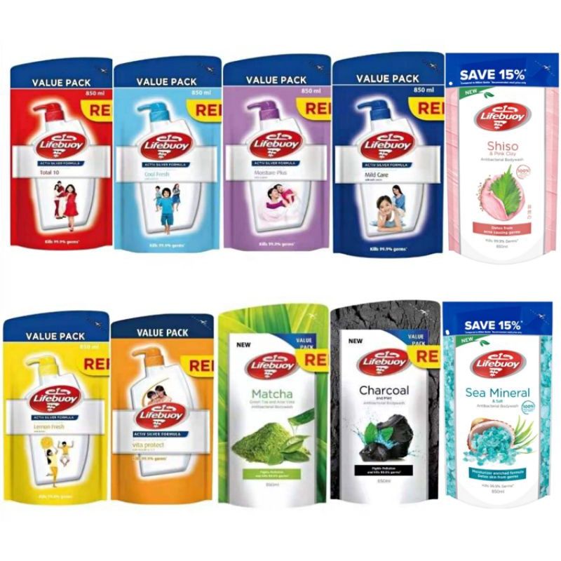 LIFEBUOY Body Wash Refill Pack 800ml | Shopee Malaysia