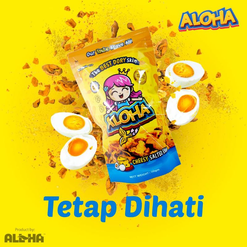Aloha Dory Skin Salted Egg Cheese Keperek Ikan Viral Cheese Banyak ...